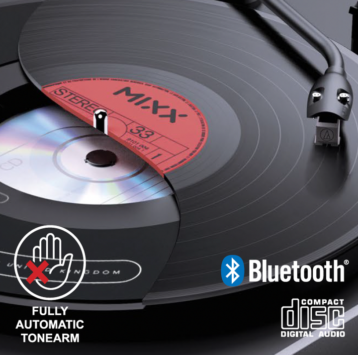 Analog Plus 2 in 1 Vinyl and CD Player – Mixx Audio
