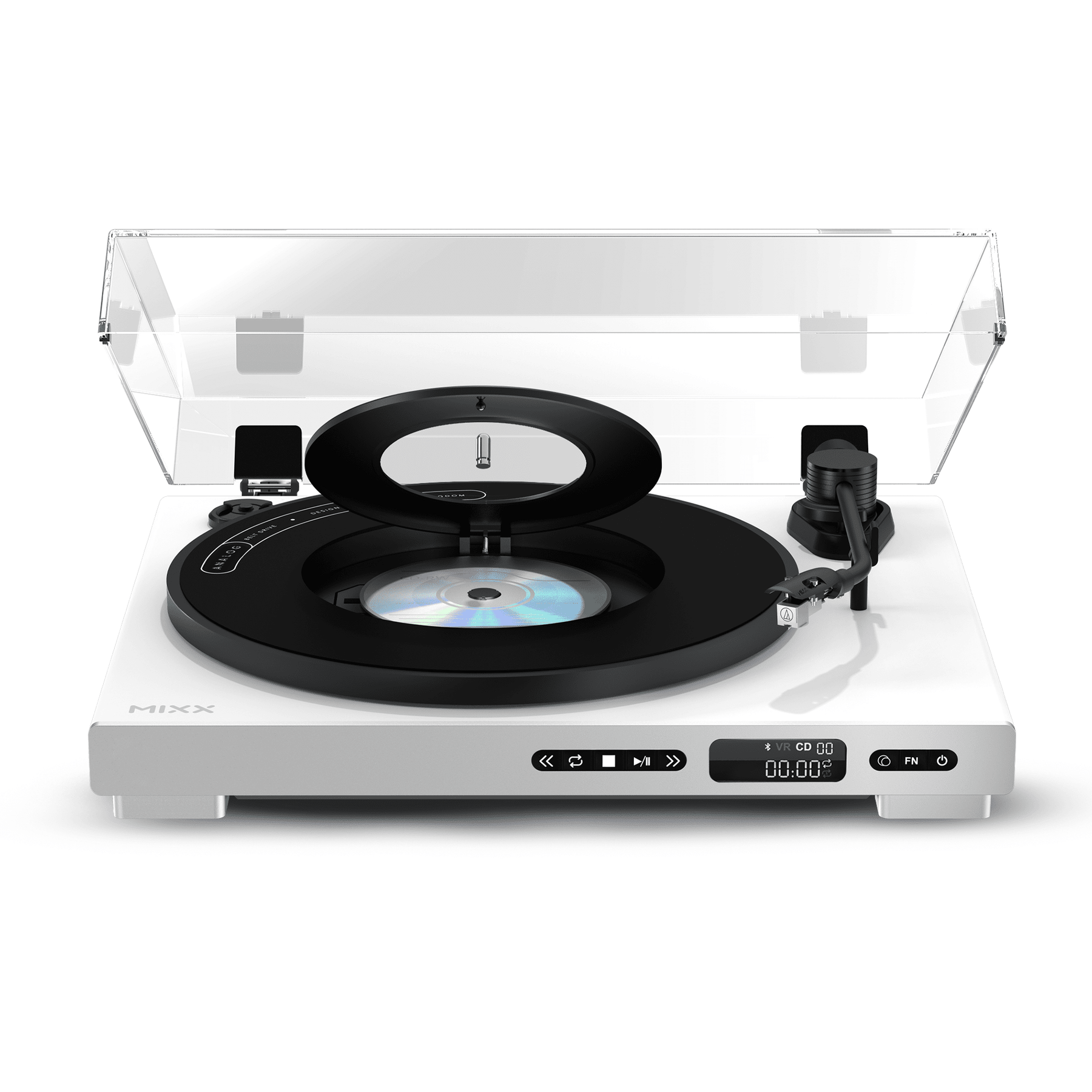 MIXX Analog Plus 2-in-1 Vinyl & CD Player | Turntable for Music Lovers ...