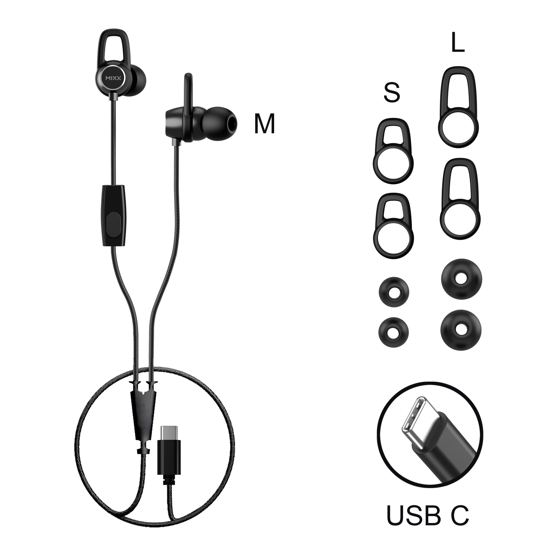 Mixx SoundPort C Wired Earphones – Mixx Audio