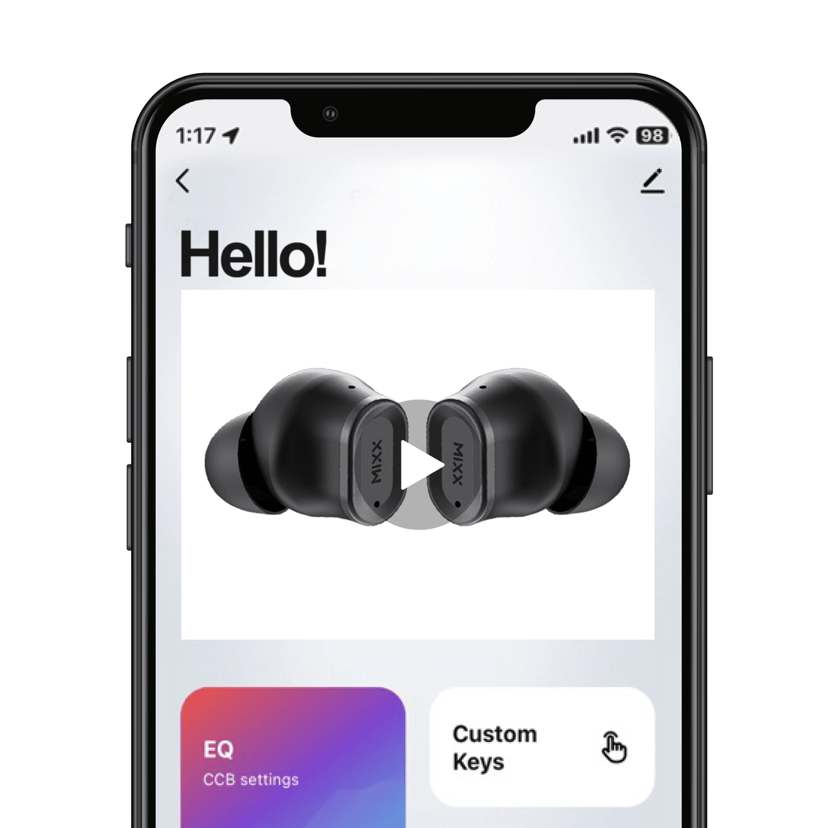 Mixx StreamBuds Custom 1 True Wireless Earbuds