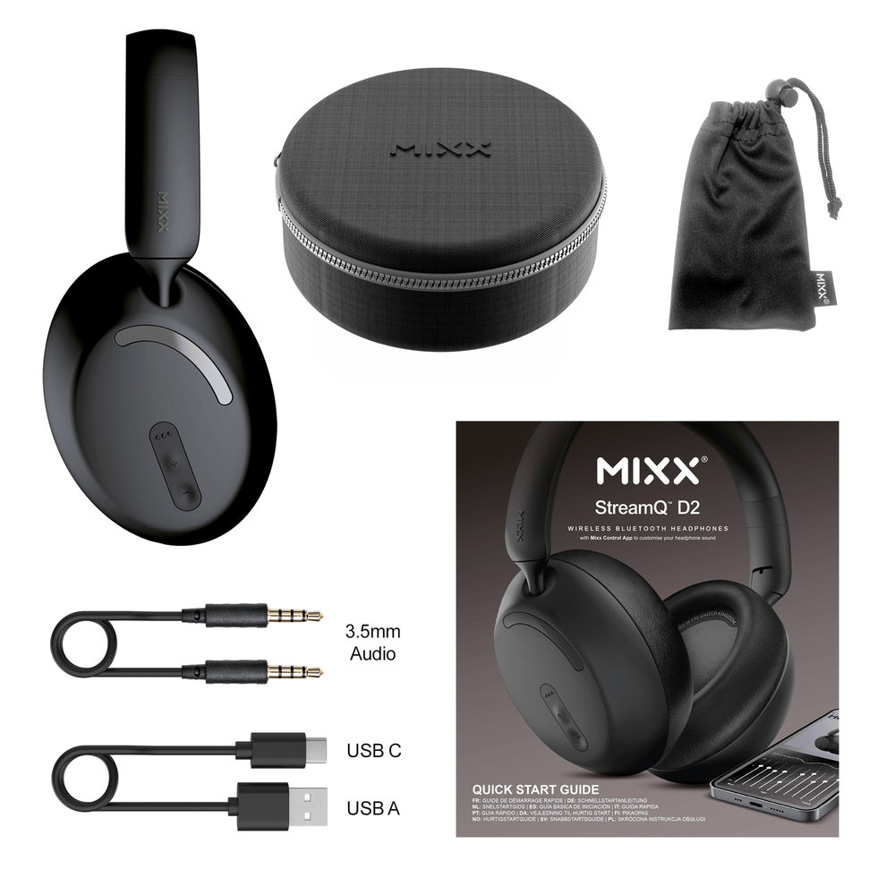 Mixx StreamQ D2 Wireless Headphones – Mixx Audio